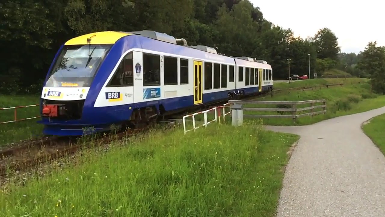 Zugsichtung Regionalzug BRB - Bayerische Regiobahn Triebwagen #BRB ...