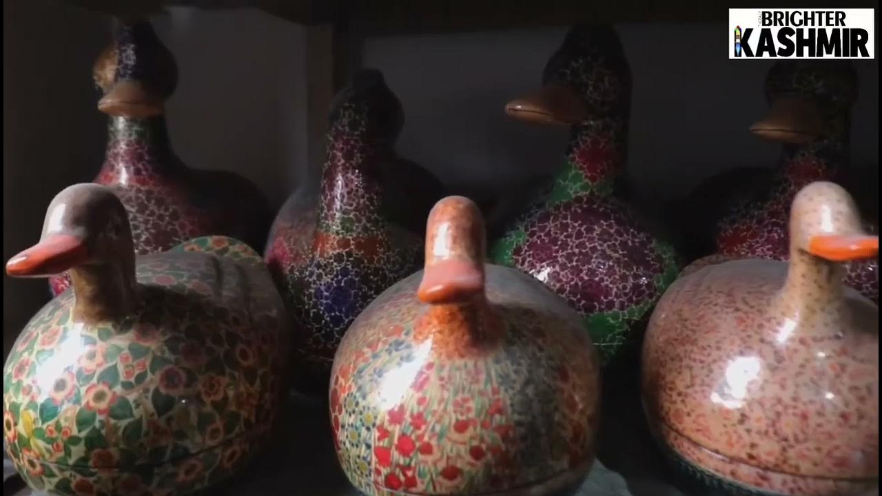 Mir Arshad Hussain, a papier-mach artisan from Bota Kadal, Lal Bazar, - YouTube