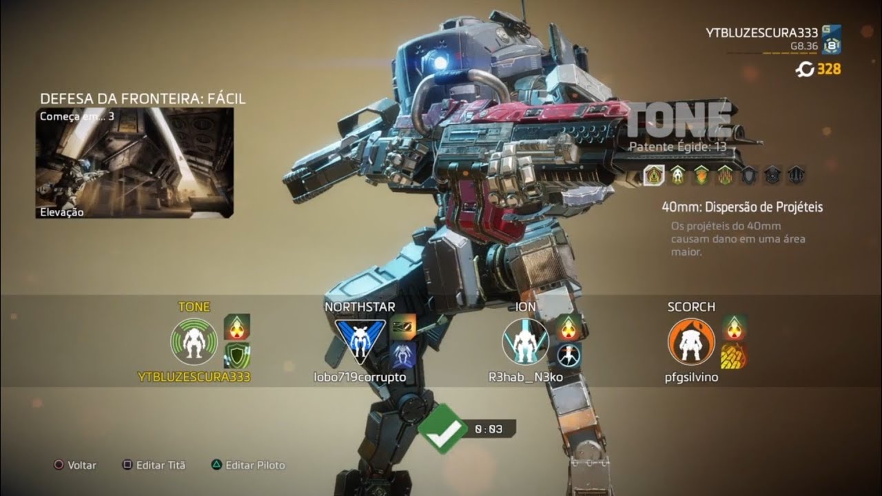 TITANFALL 2 Defesa da fronteira com a titã (TONE PRIME) - YouTube