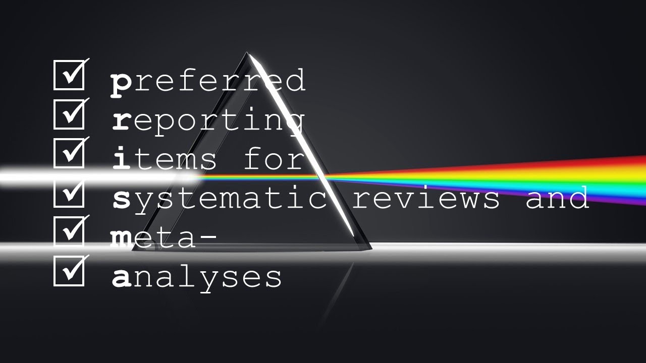 Systematischer Literaturreview Teil 5: PRISMA-Checkliste - YouTube