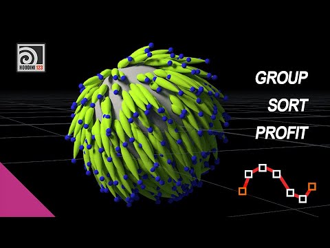 Group unsorted start and end curve points, curve point sort. - YouTube