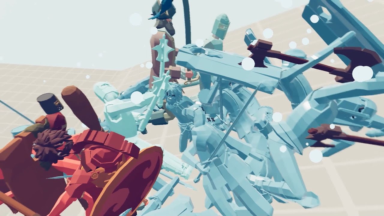 Mighty Melee Army vs Ranged Units PART 2 - TABS - TIGER - YouTube