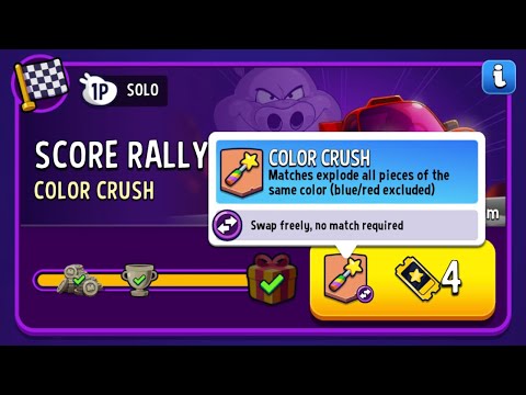 Match Masters | Solo Challenge | Score Rally (Color Rush Swap freely ...