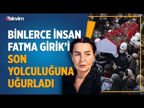 Yeşilçam'ın usta ismi Fatma Girik son yolculuğuna uğurlandı! Cenaze töreninde gözyaşları sel oldu