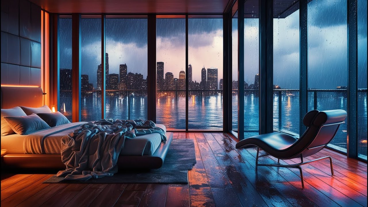 the sound of the rain moaning and the cold night made you fall asleep ...