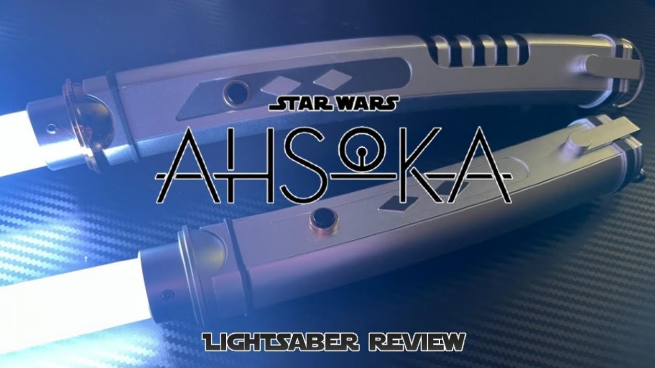 Ashoka Tano Neopixel Lightsaber Review (Ally Sabers Fulcrum Sabers ...
