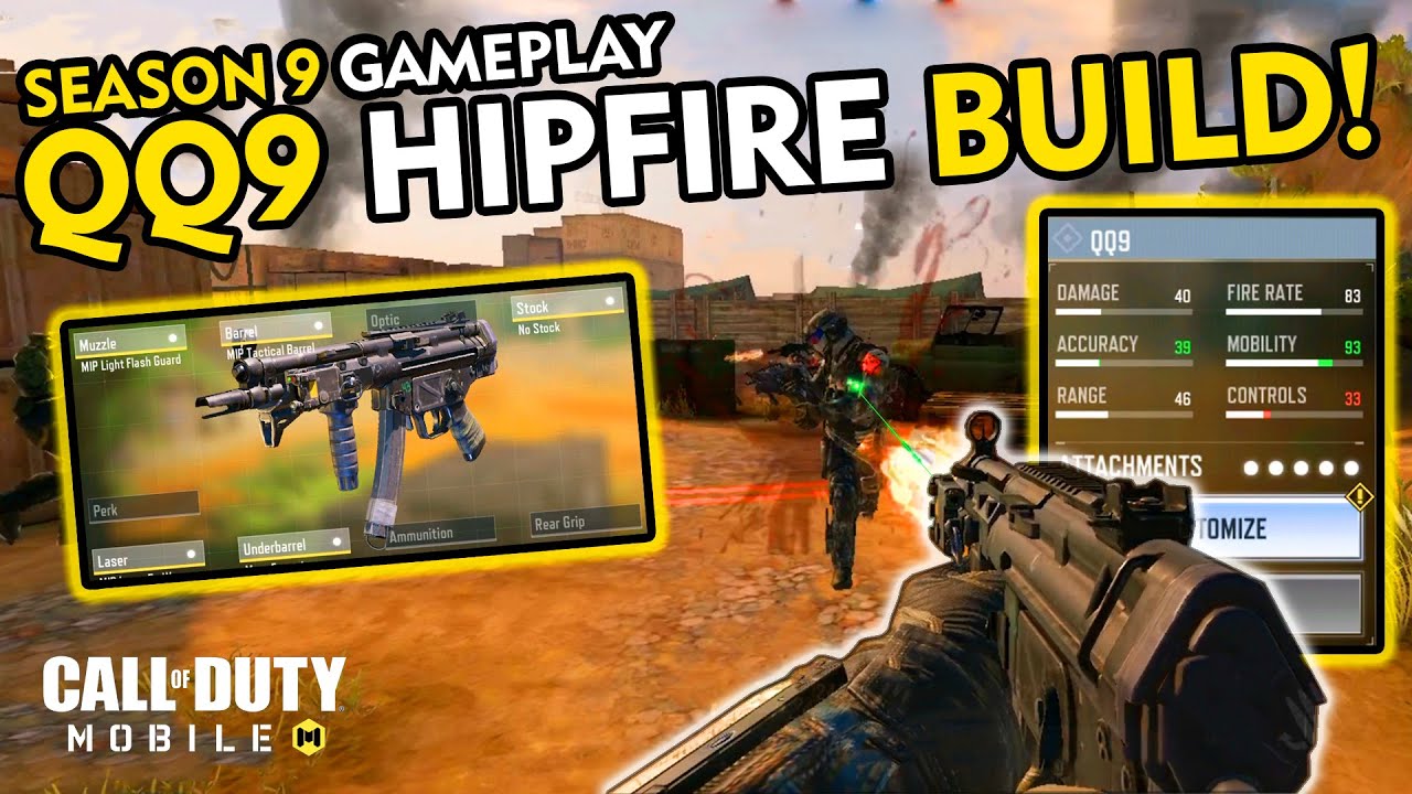 *OP* RUN-N-GUN QQ9 HIPFIRE BUILD!? | CODM SEASON 9 TEST SERVER GAMEPLAY ...