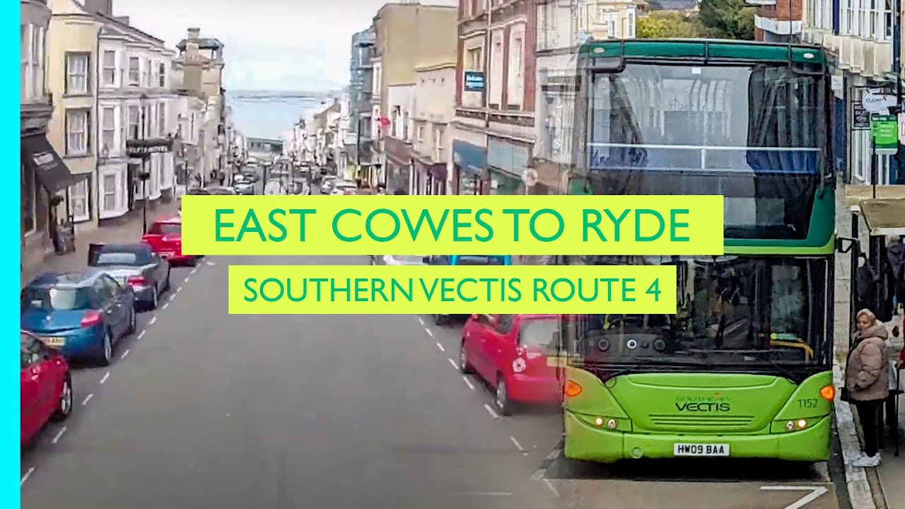 Timelapse | Southern Vectis Route 4 | East Cowes to Ryde - YouTube