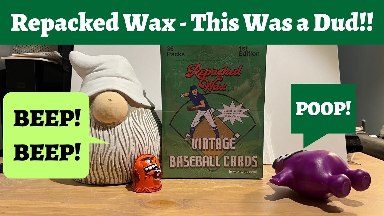 Repacked Wax Vintage Baseball Cards Box - This Was a Dud! - YouTube