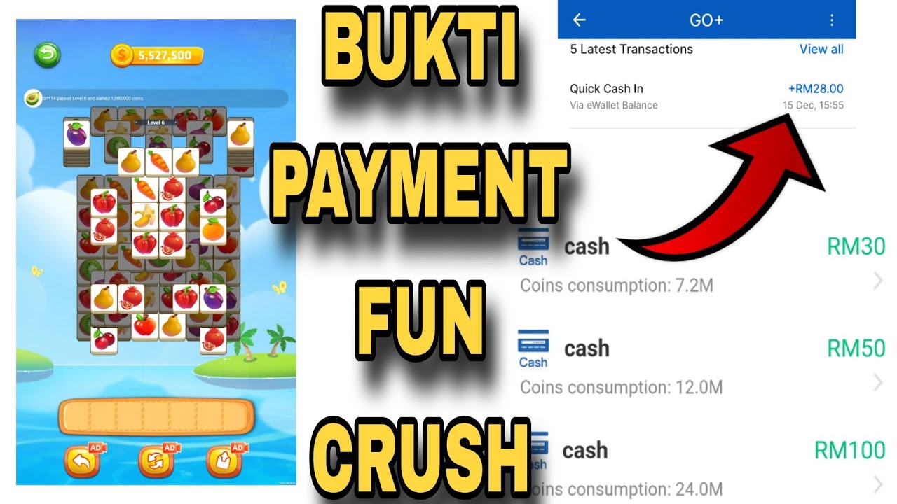 BUKTI DAPAT DUIT SEHINGGA RM100 HANYA DENGAN BERMAIN GAMES DAN TANPA ...