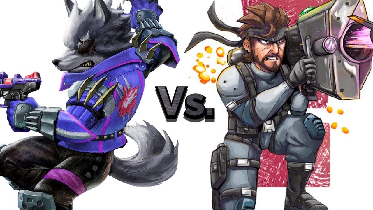 Super Smash Bros Ultimate: Wolf vs. Snake - YouTube