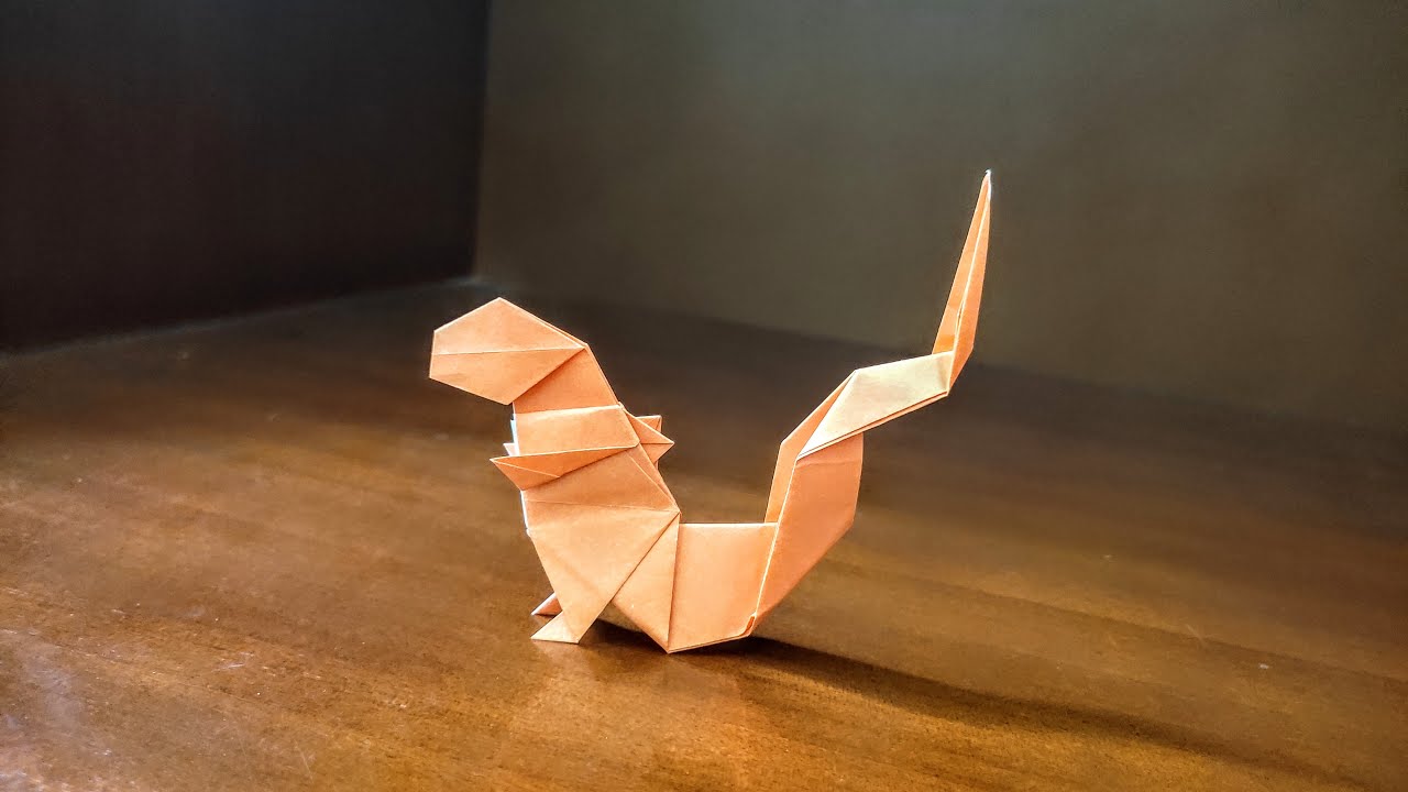 Origami Shin Godzilla - How To Make Paper Shin Godzilla Easy step by ...