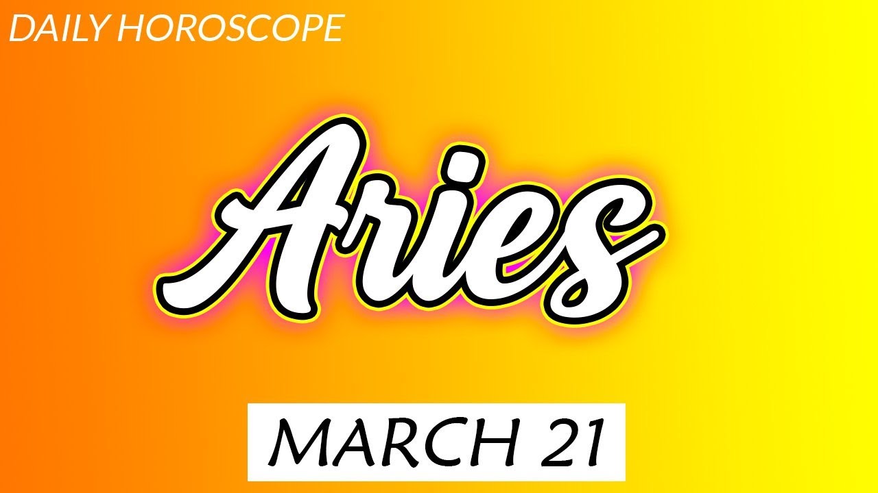 🌀 DE4TH LURKS CLOSE TO YOUR FAMILY 🔴🟢🔵DAILY HOROSCOPE ARIES MARCH 21 2025 ♈️ ️ 🌞 Aries LOVE ...