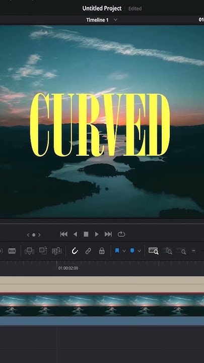 How to Create Curved Text in DaVinci Resolve 🎨 - YouTube