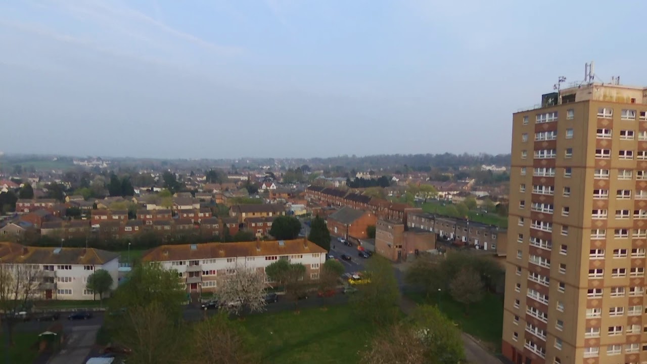 Henbury high rise flats.. crow lane shops - YouTube