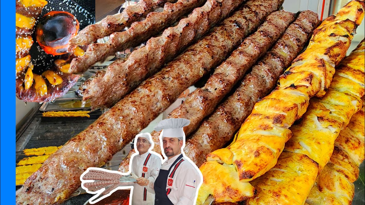 How to Make Persian Kobide and Joje Kebabs - YouTube