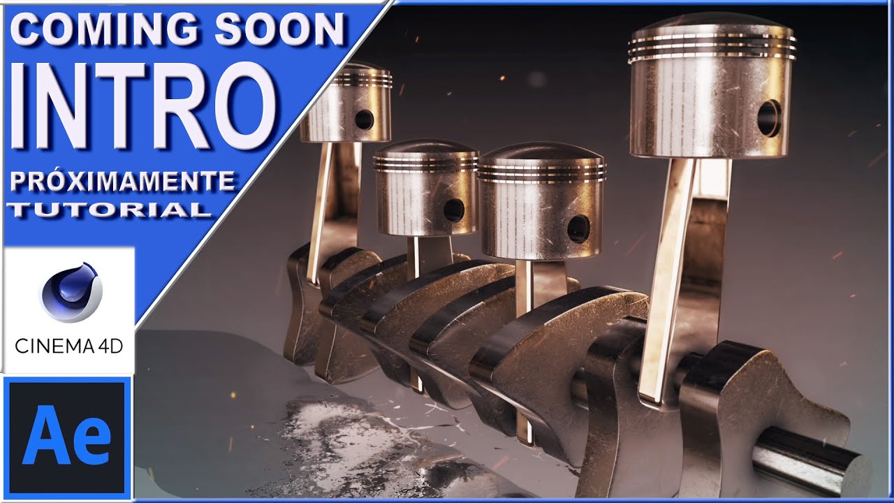 ANIMACIÓN MOTOR COMBUSTION INTERNA | CINEMA 4D | ELEMENT 3D - YouTube