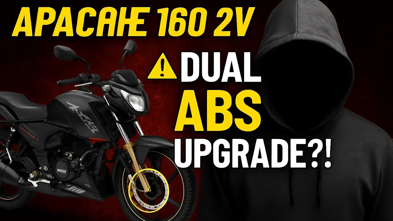 Apache RTR 160 2V Gets Dual Channel ABS! 💥 Ultimate Safety Upgrade ...