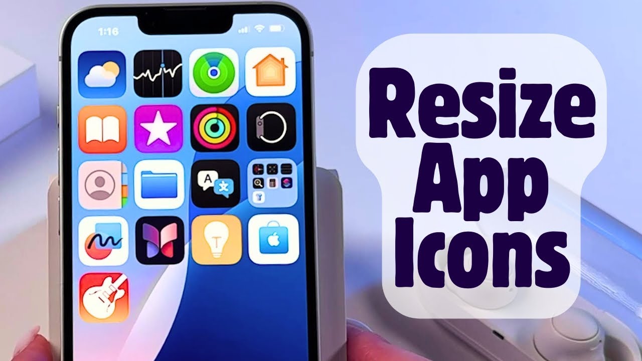 How to Easily Adjust Icon Sizes on iPhone 16e - Full Guide - YouTube