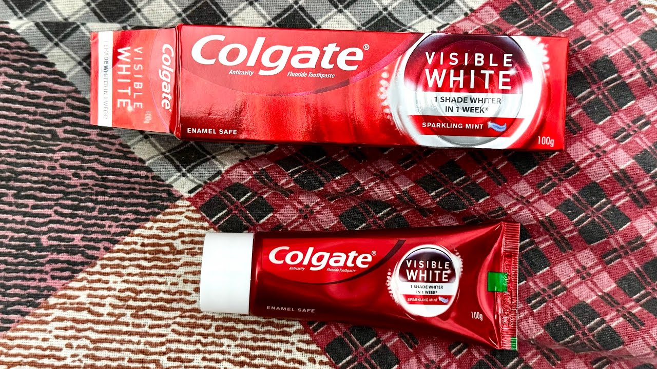Colgate Visible White Toothpaste Product Unboxing | Rashmika Mandana ...