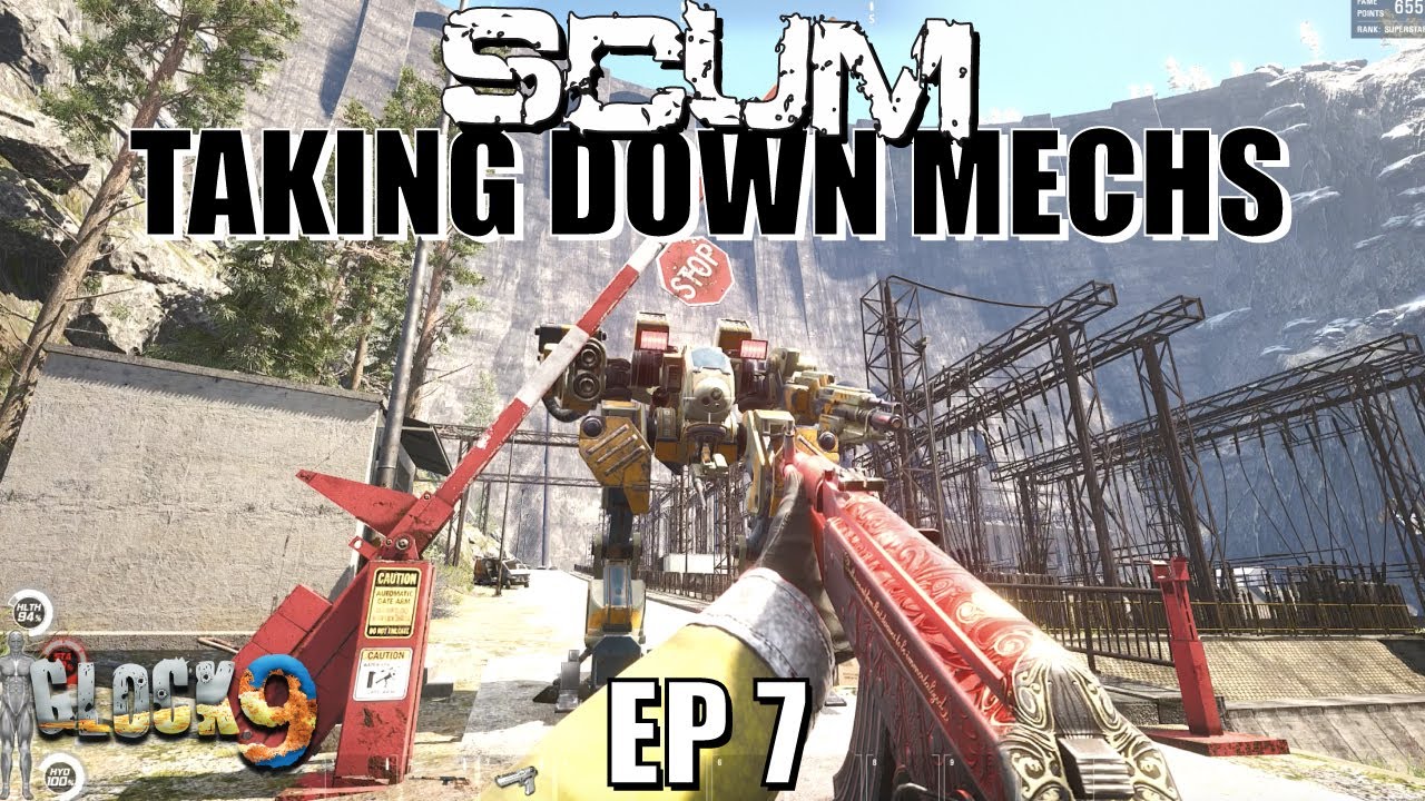 SCUM - Single Player EP7 (Taking Down Mechs) - YouTube