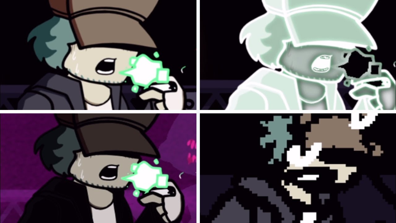 Friday Night Funkin' - Nerves but everytime it's Garcello turn a ...