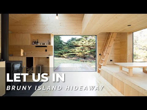 Tiny Cabin Luxury w Hidden Outdoor Bath! 🛁 Bruny Island Hideaway Let Us In Home Tour S01E27