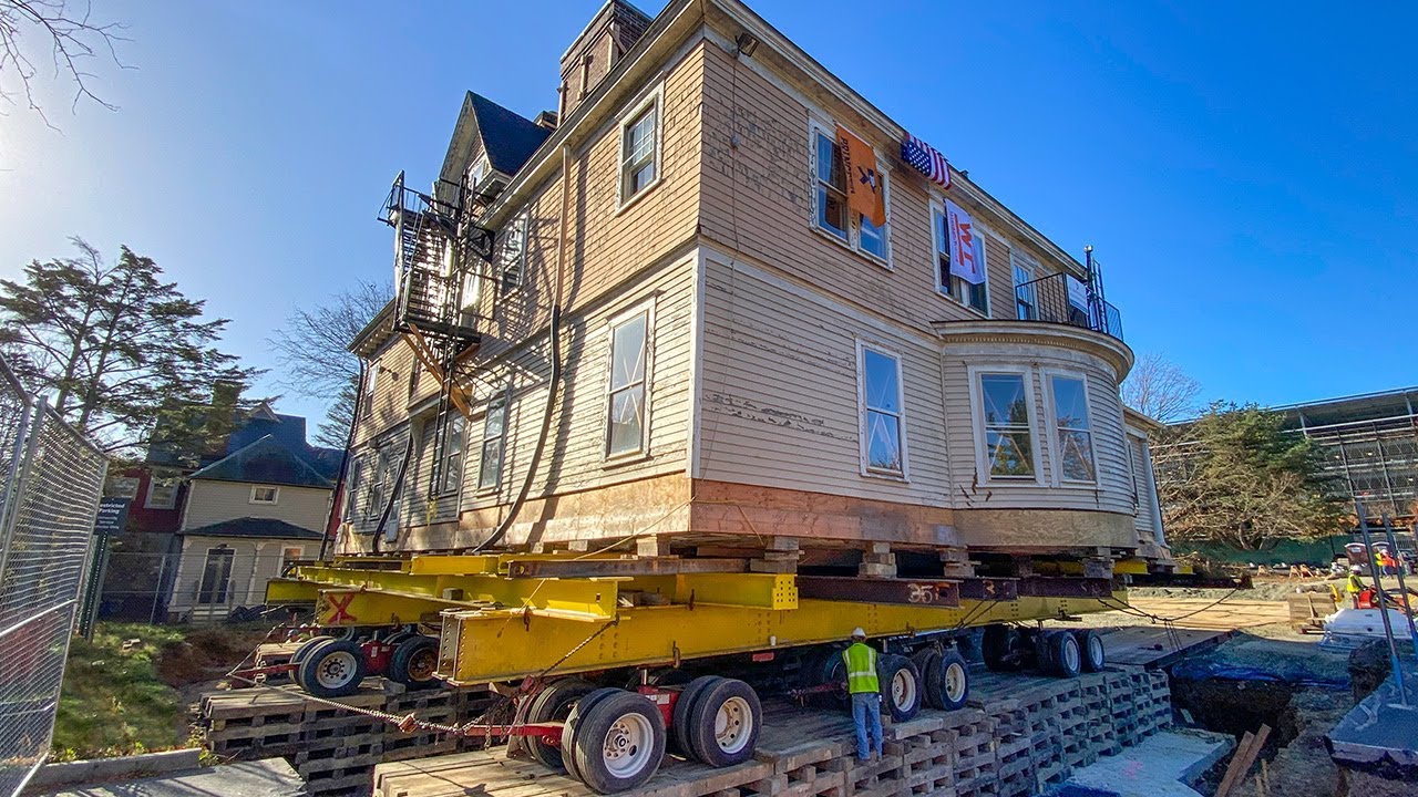 Moving a Victorian House! 110 Prospect Avenue, Princeton, NJ - YouTube