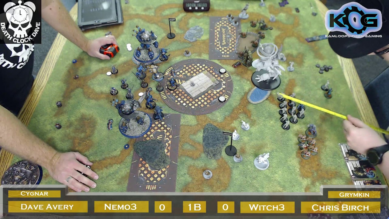 Warmachine & Hordes Battle Report Recap - OldWitch3 (Grymkin) vs Nemo 3 ...