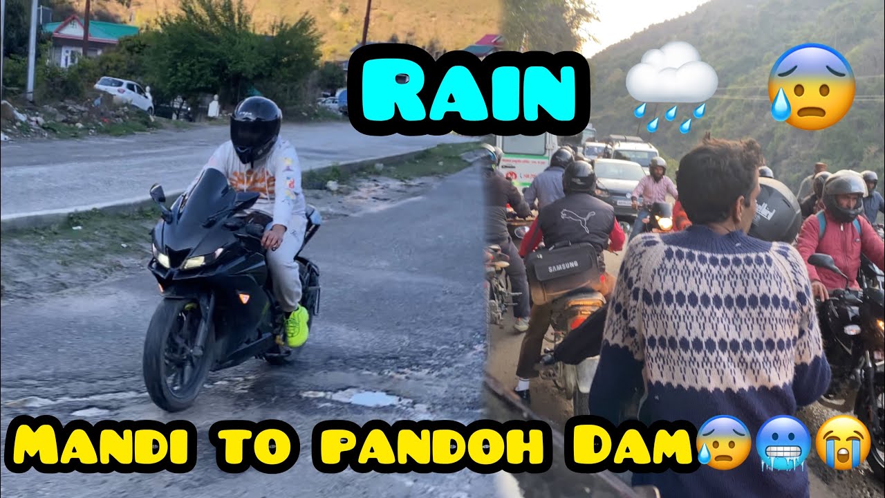 Mandi to Pandoh dam ride 🥶😱 / gila ho gaya 🥶😭 @bebsuvlogs - YouTube