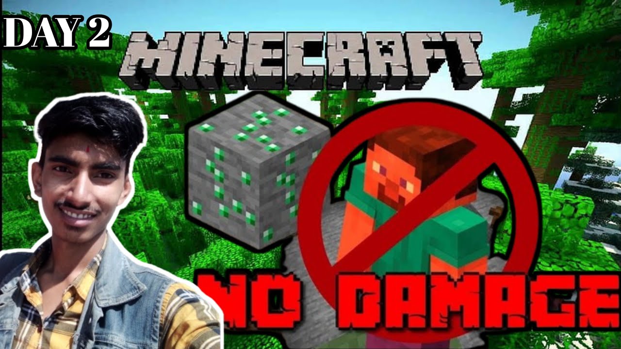 I Play Minecraft But No Fall Damage // No Other Damage Live Steam Day 2 ...