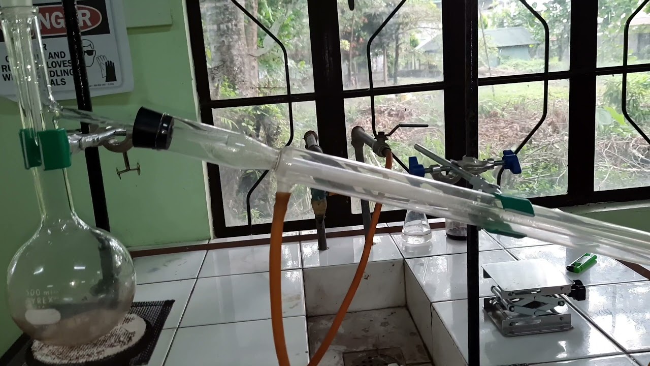 Simple Distillation Apparatus - YouTube