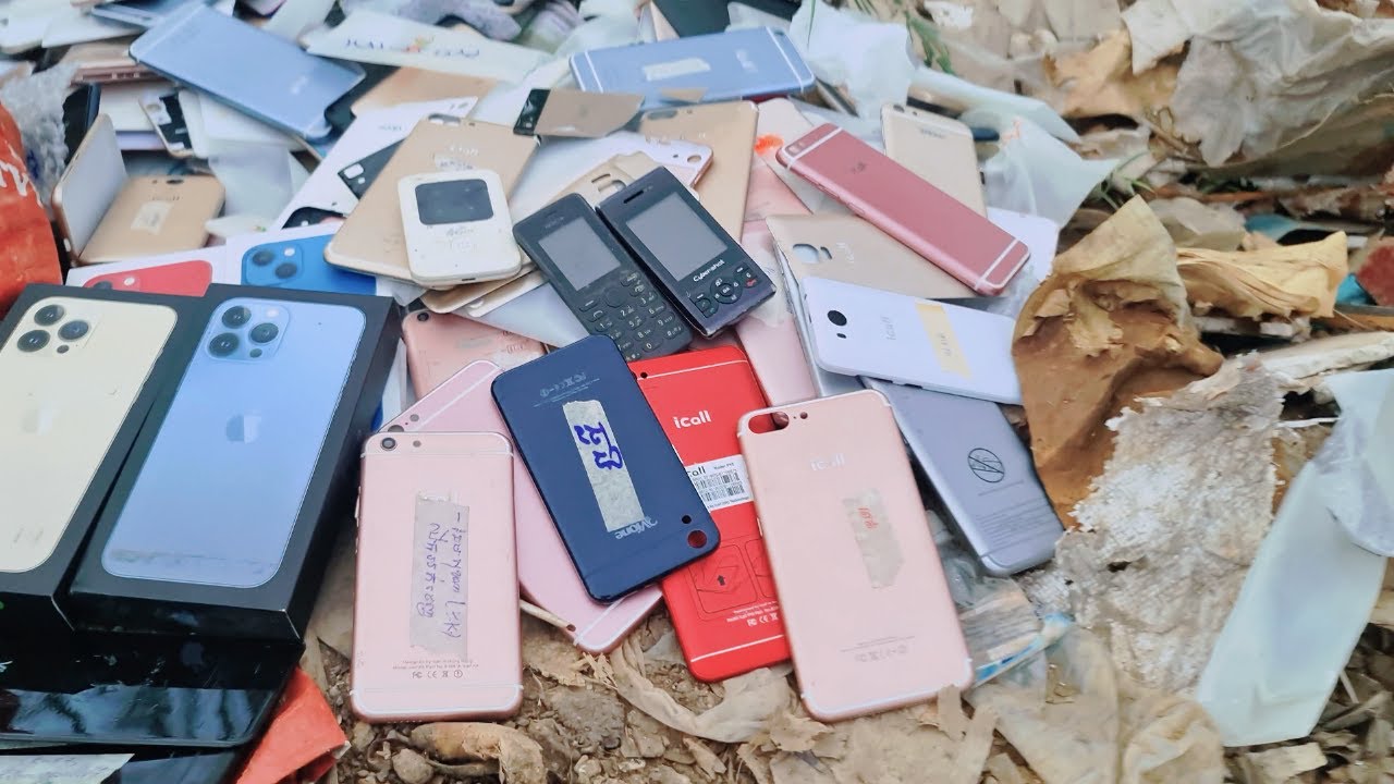 Scaveng the trash find lots of broken phone!! Restoration Nokia 108 ...