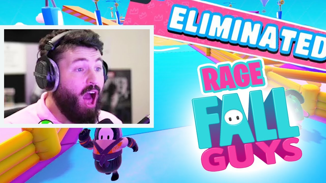 FALL GUYS (RAGE COMPILATION + FIRST WIN) - YouTube