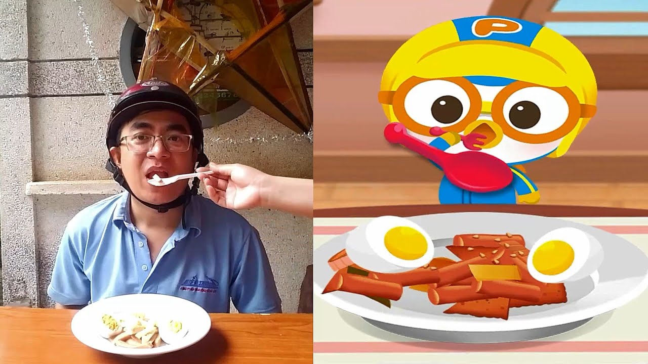 @cauximuoi bắt chước trò chơi Pororo Cook Game 💚 ️ Muội Vlog - YouTube