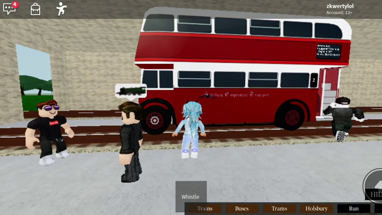Roblox train game!! So cool! - YouTube