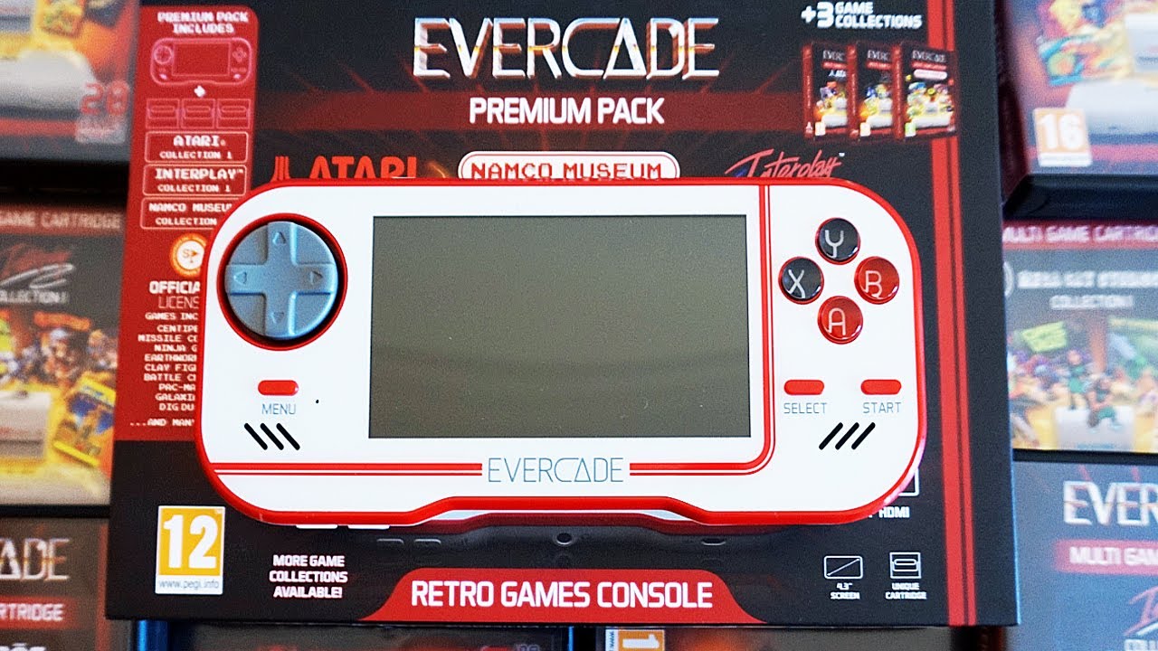 Evercade Retrogame Console and All Cartridges - Unboxing and Testing ...