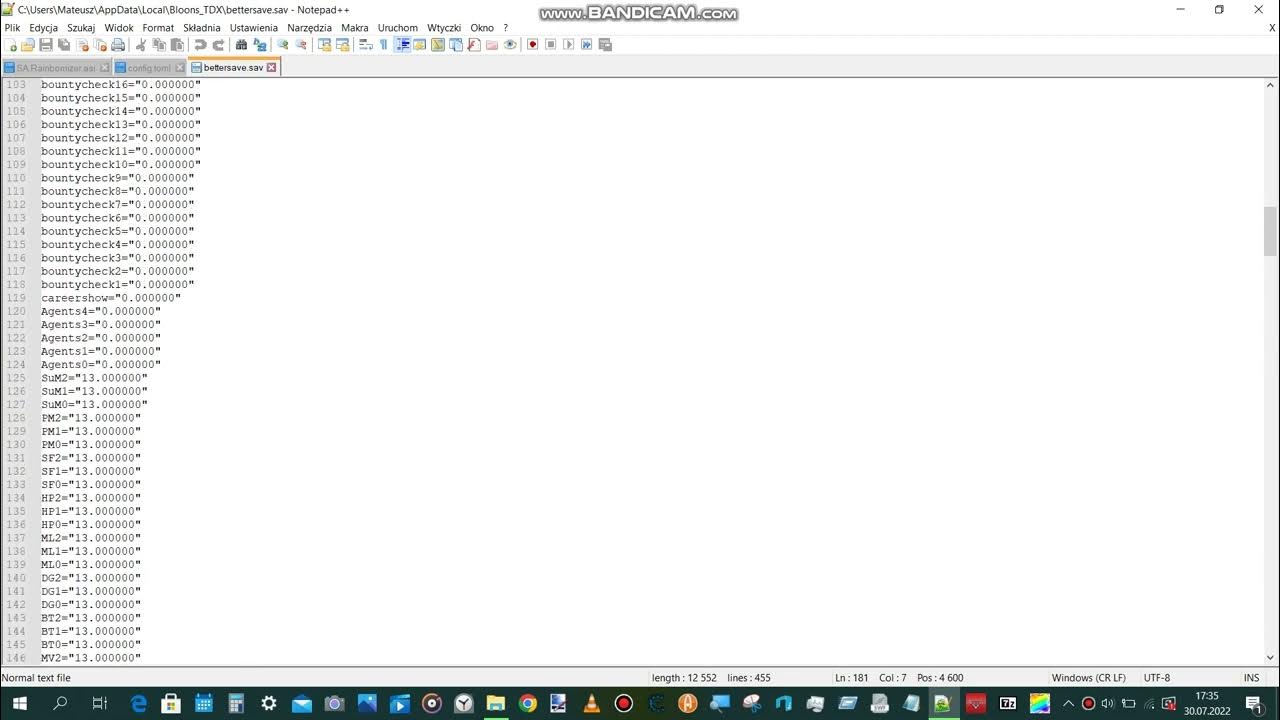 Bloons TD X How to Edit Save - YouTube