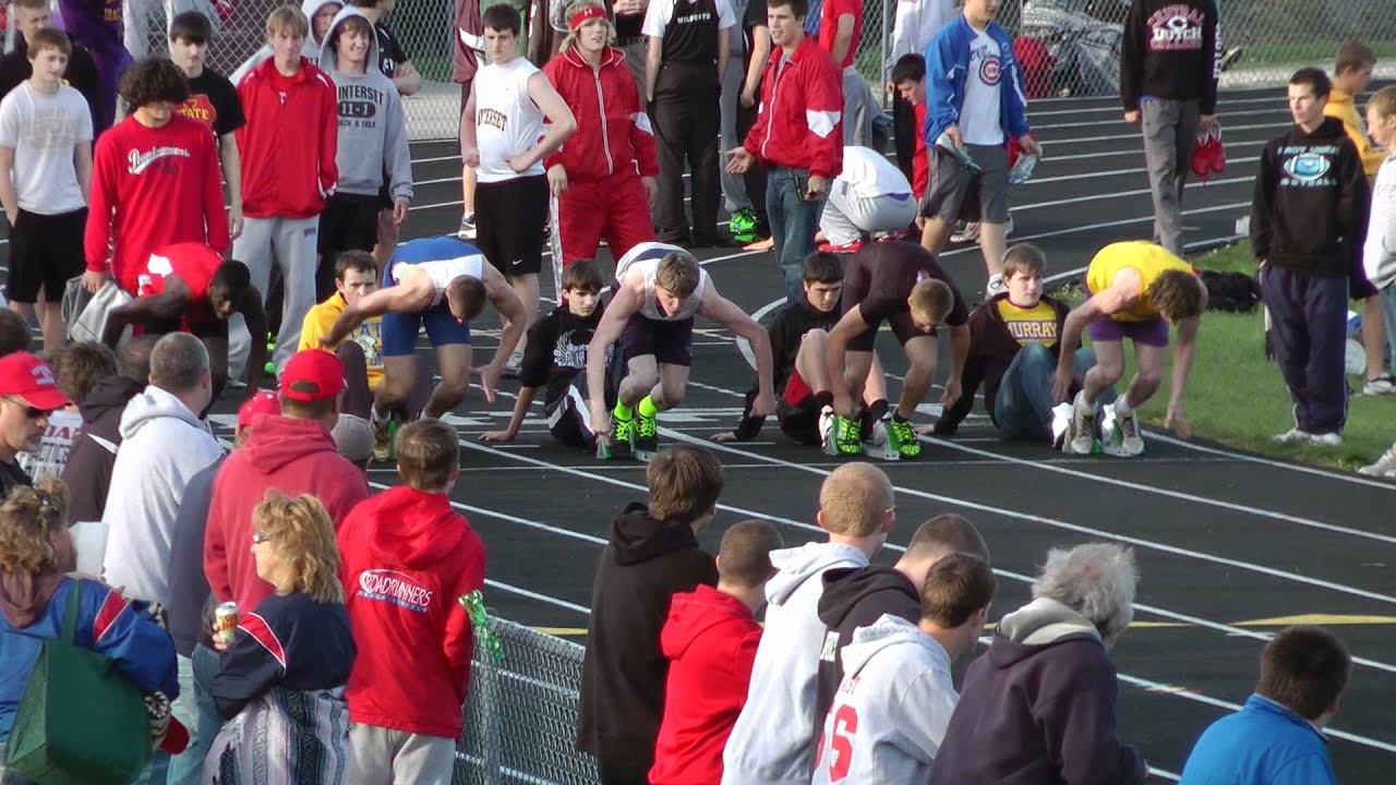 Clarke Track Meet 100m Dash - YouTube