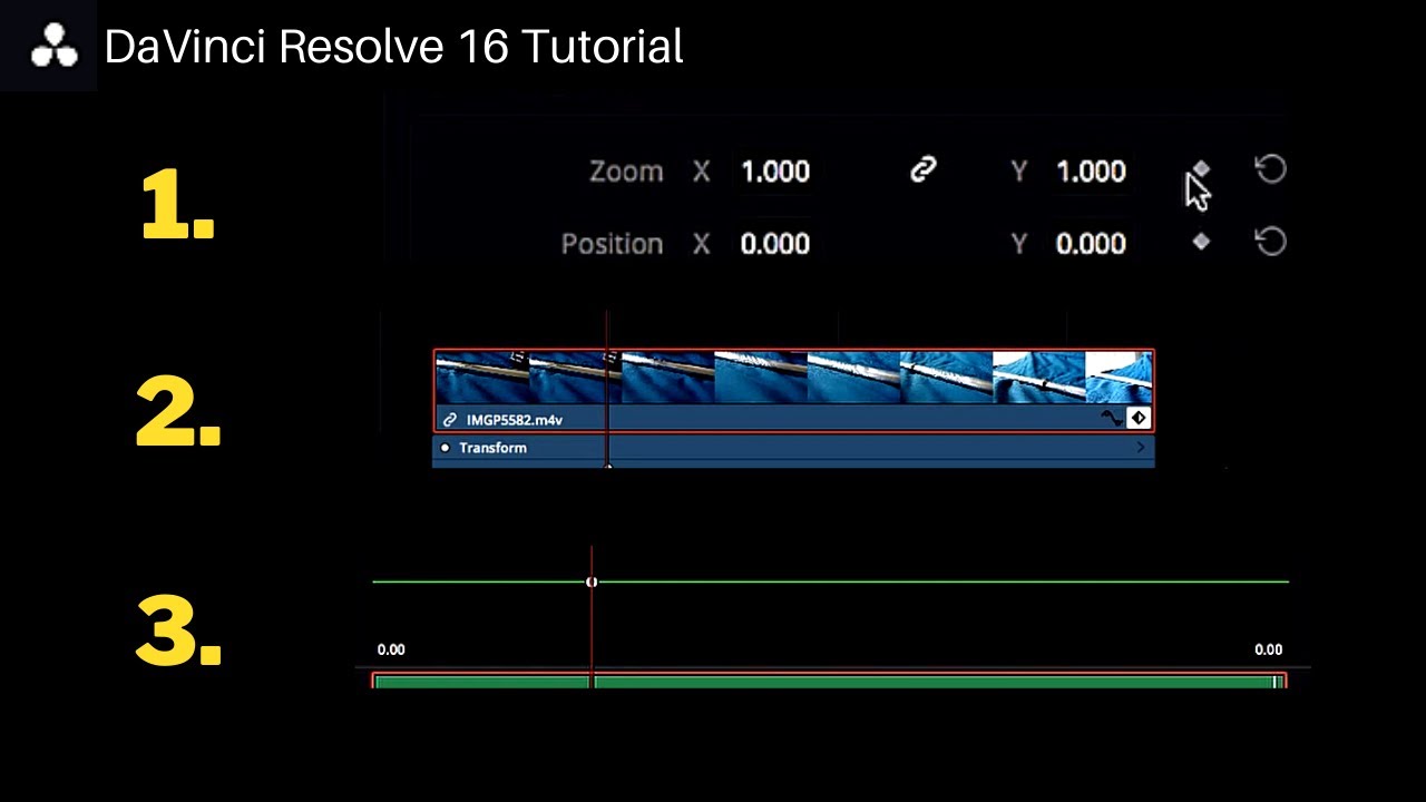 3 Ways to KEYFRAME in DaVinci Resolve 16 - YouTube