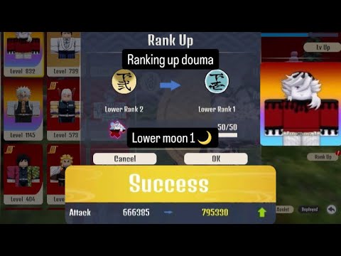 Demon soul simulator - ranking up douma on my main account / lower moon ...