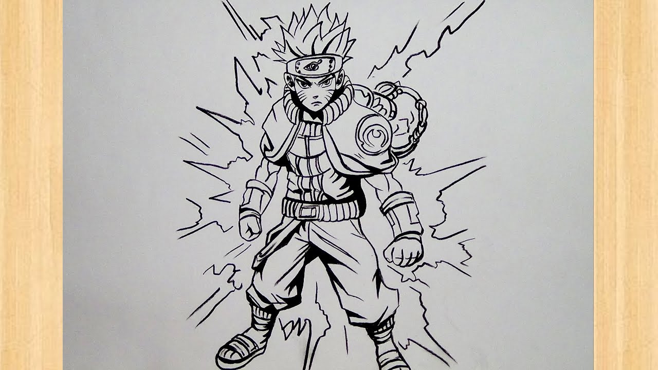 How To Draw Naruto Full Body | Step By Step | Sketch Tutorial - YouTube