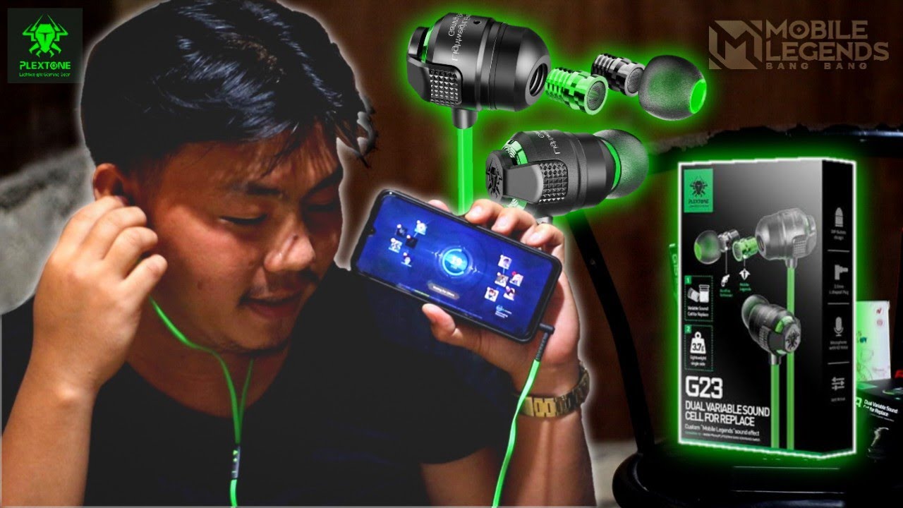 Solid Gaming Earphones Plextone G23 Variable Sound Cell / Mobile ...