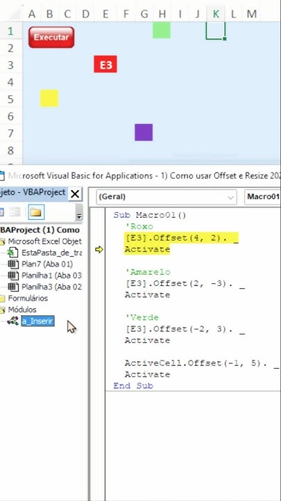 🧐 a CHAVE para dominar o EXCEL ( VBA Offset ) - YouTube