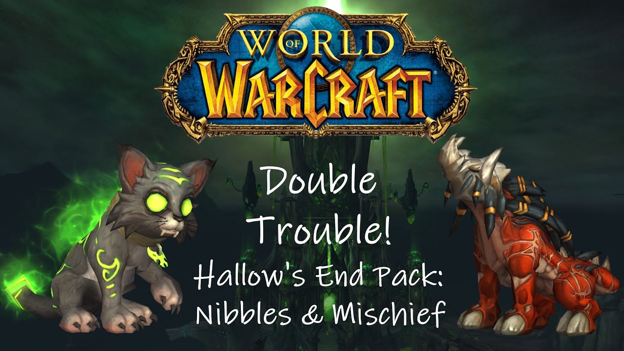 Double Trouble! Hallow's End Pack Pets: Nibbles & Mischief - YouTube