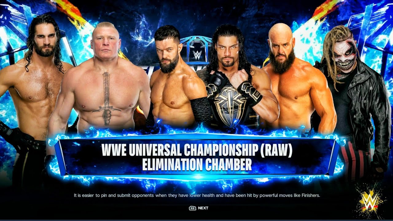 6 Universal Champions in Elimination Chamber Match For The Raw ...