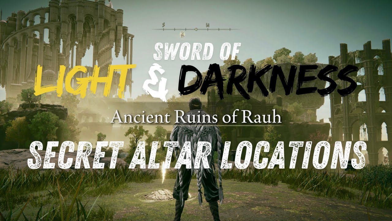 Sword Of Light & Sword Of Darkness Weapon Altar Locations - Secret ...
