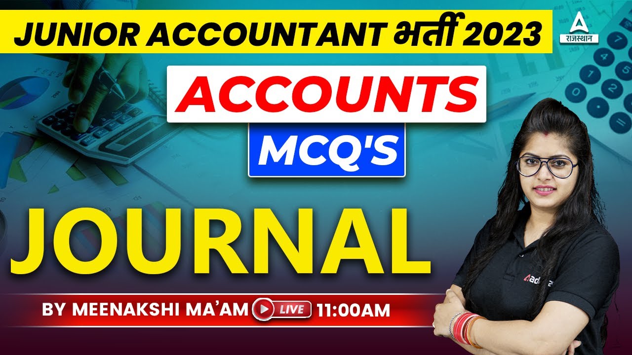 Journal | Accounts for Junior Accountant Classes 2023 Important Questions by Meanakshi ma'am #1 ...