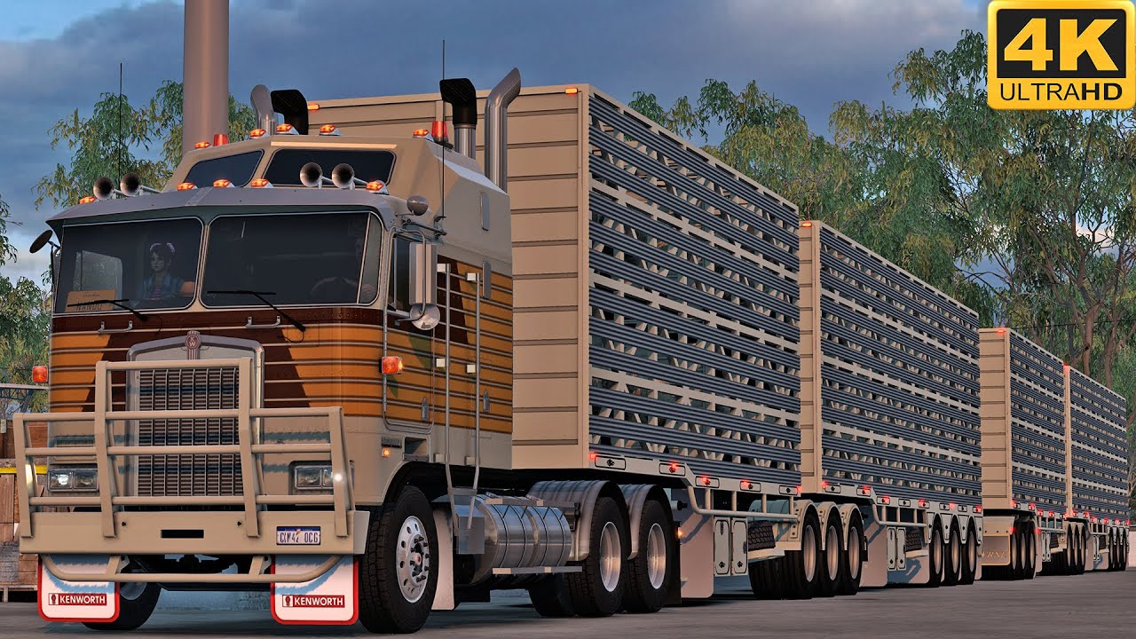 [TS-PC] ATS 4K | PROJECT STRAYLIA | KENWORTH K100-E | CAT 3408 V8 ...