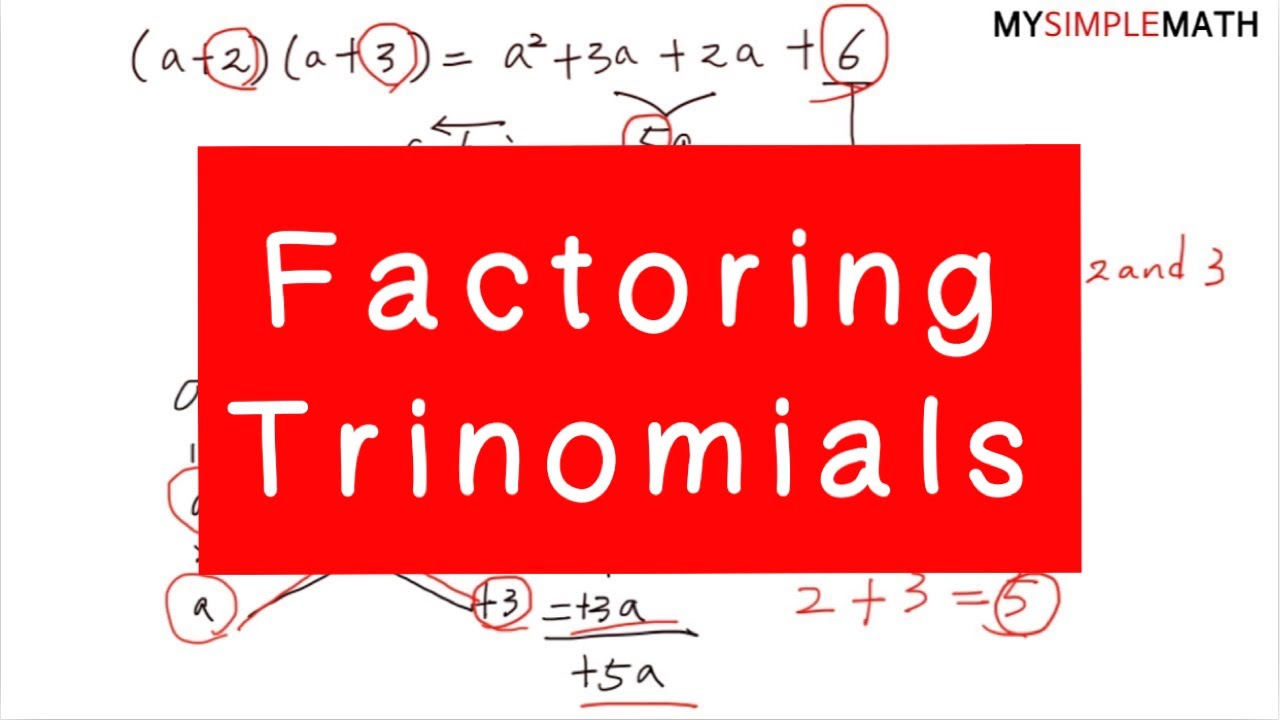 Factoring Trinomial (1) - YouTube